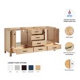 Ariel Cambridge 72 Inch Double Sink Base Cabinet In Oak - Walmart.com