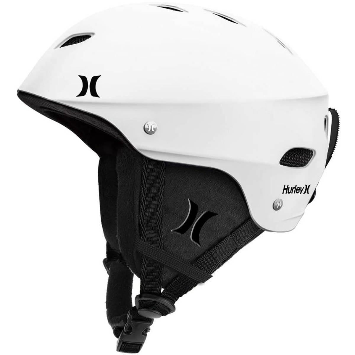 Click here for Hurley Adjustable Youth Snow Helmet  White  Med(17... prices
