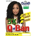 QueenB Braid Q-Ban Twist 3X Value Pack Crochet Hair – Color #1B - Walmart.com