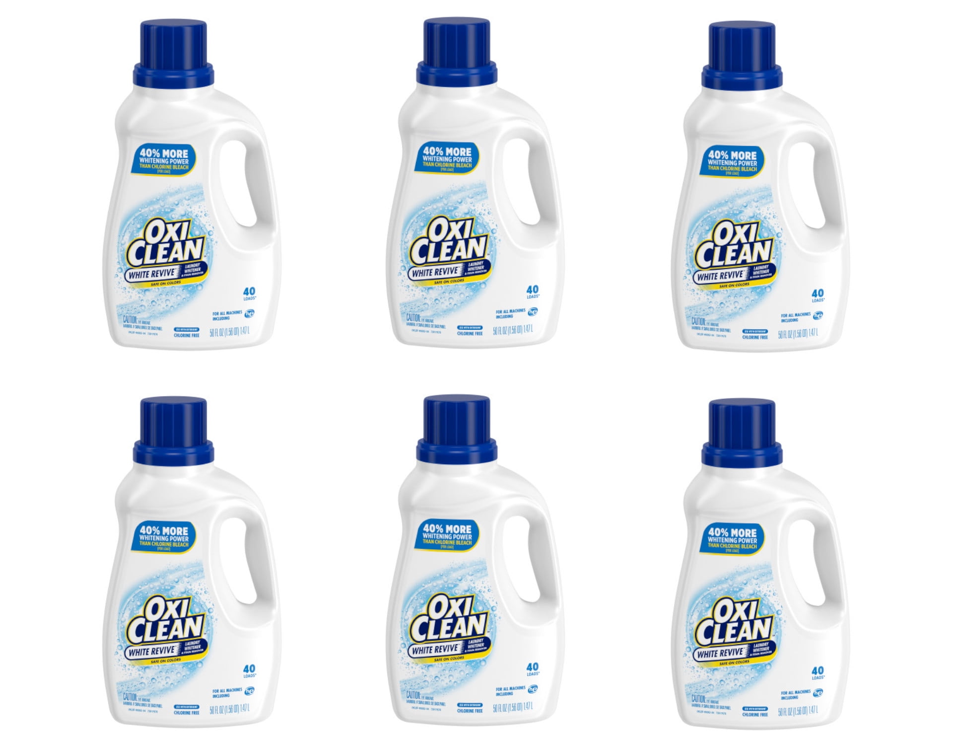OxiClean White Revive Liquid Additive Laundry Whitener 50 Ounce - Pack ...