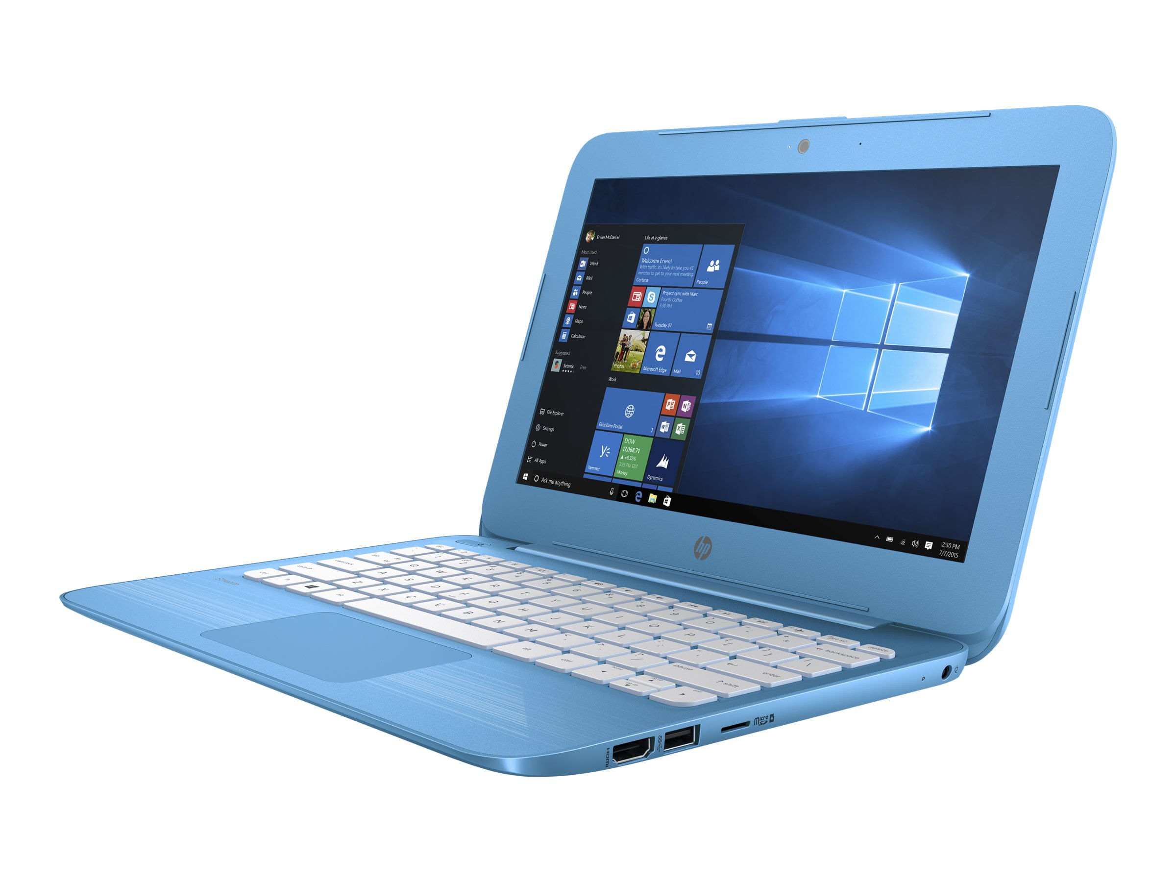 HP Stream 11-y010nr - Celeron N3060 / 1.6 GHz - Win 10 Home 64-bit - 4 ...