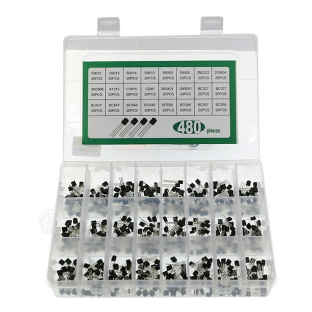mmirethe 900 Pieces/Set Plastic Triode Transistor Detachable TO-92 ...