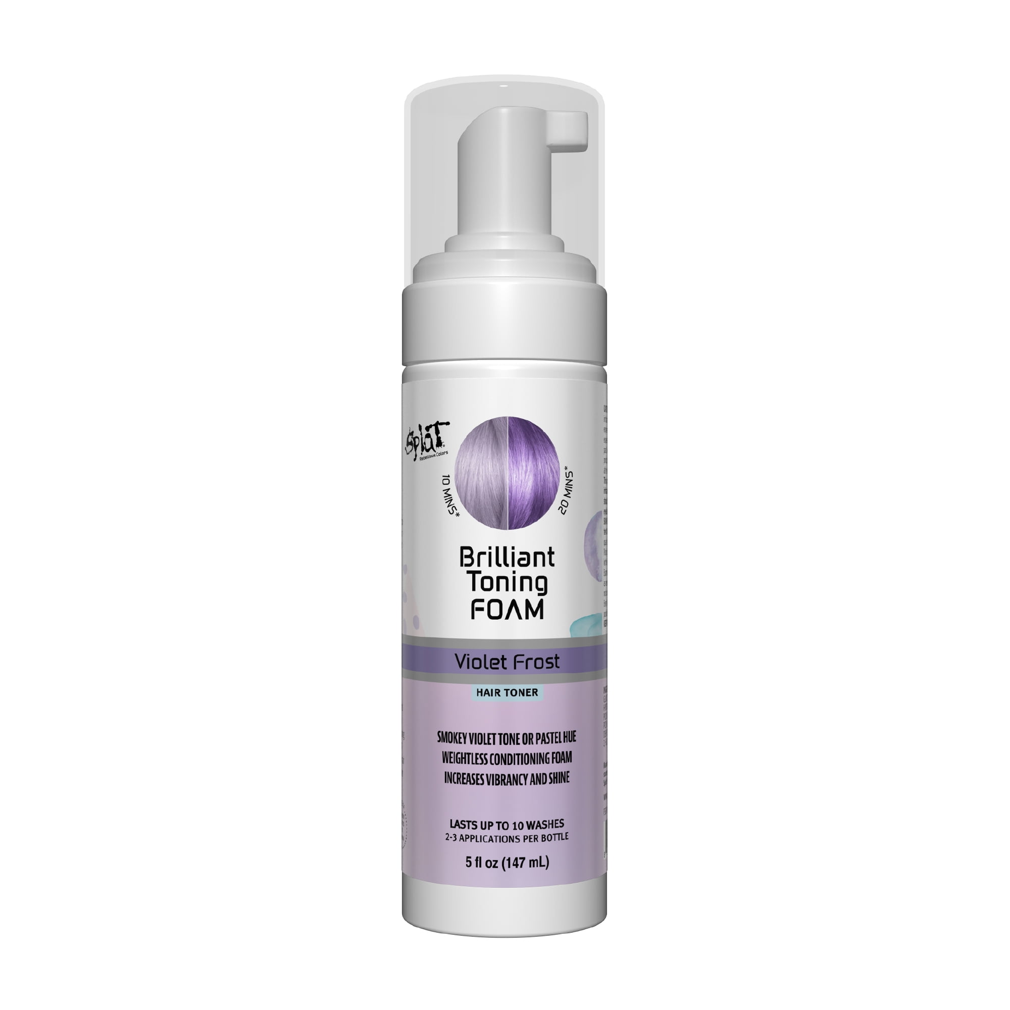 Splat Brilliant Conditioning Toning Foams - Lasts Up To Ten Washes ...