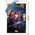 Disney Descendants 2 - One Sheet Wall Poster, 14.725" x 22.375", Framed ...