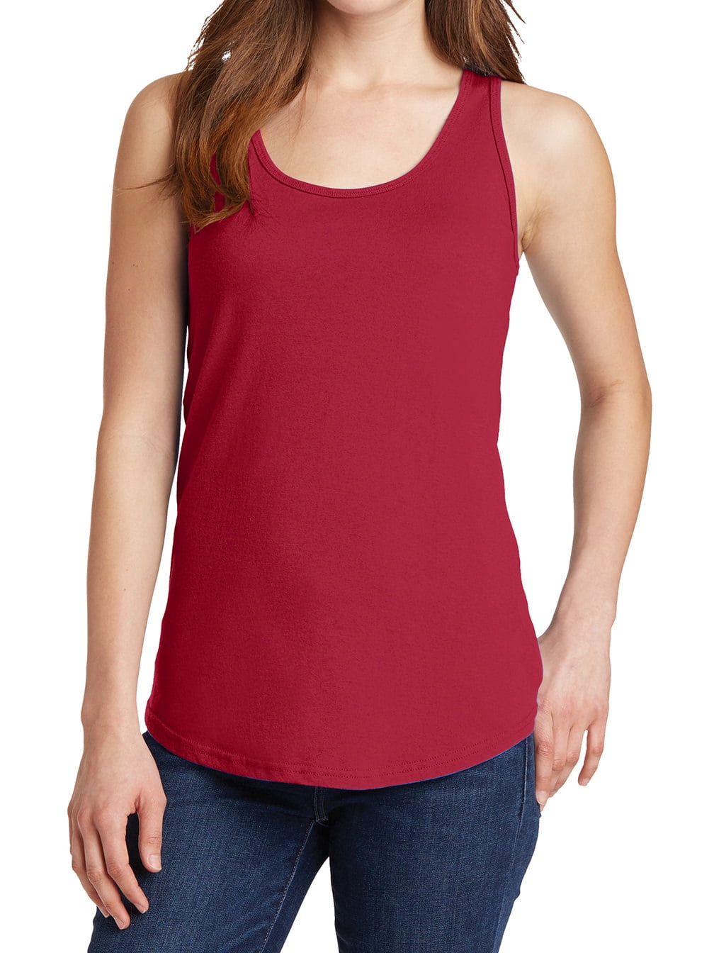 Mafoose Women Core Cotton Female Tank Top Red Medium - Walmart.com