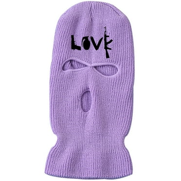 Gravity Threads Smile Face 3-Hole Ski Mask - Smile - Hot Pink - Walmart.com