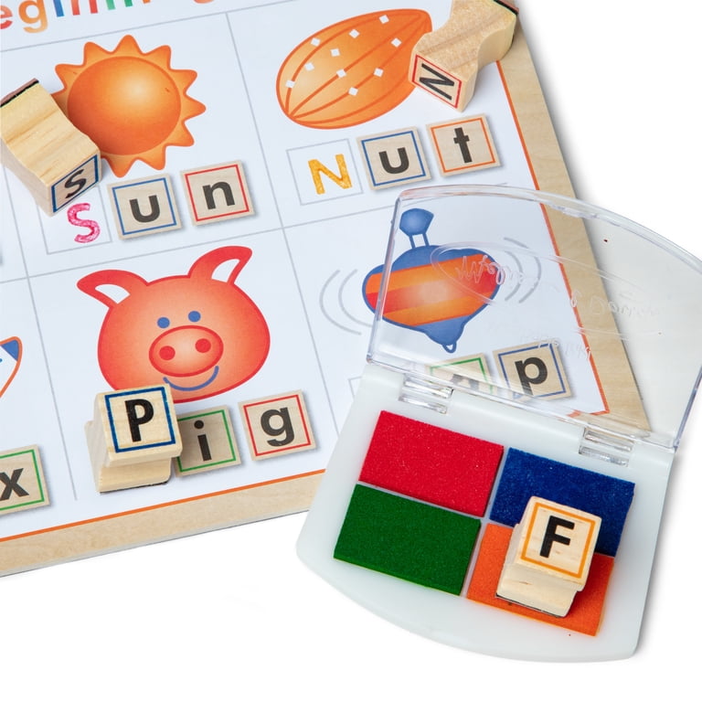Letter And Number Stamps Montessori Wooden Alphabet & Number Stamps For ...
