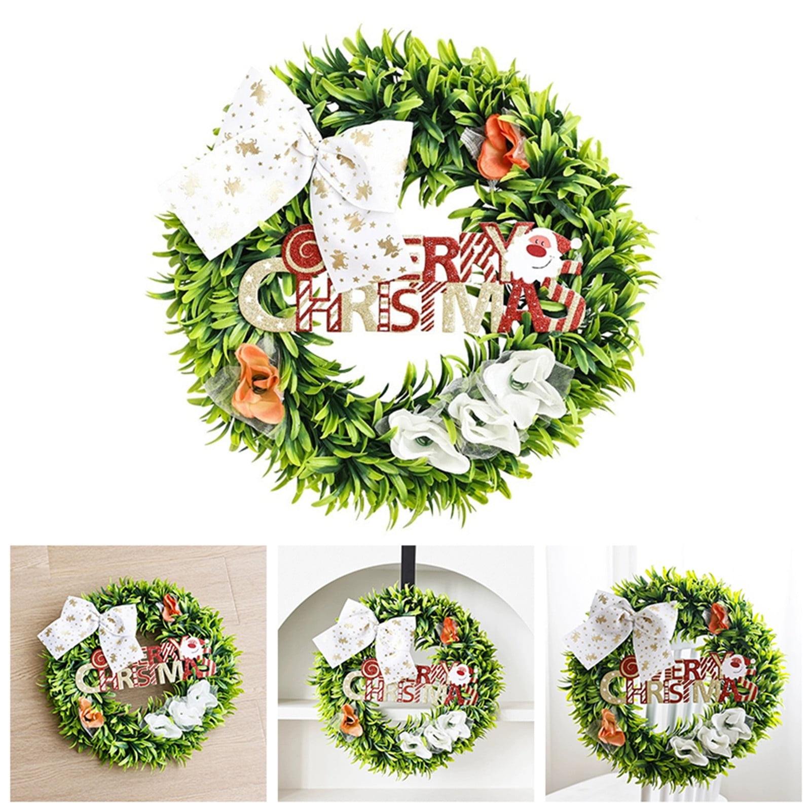 Click here for Chenjiaaa Large Wreath Christmas Outdoor Large Lit... prices