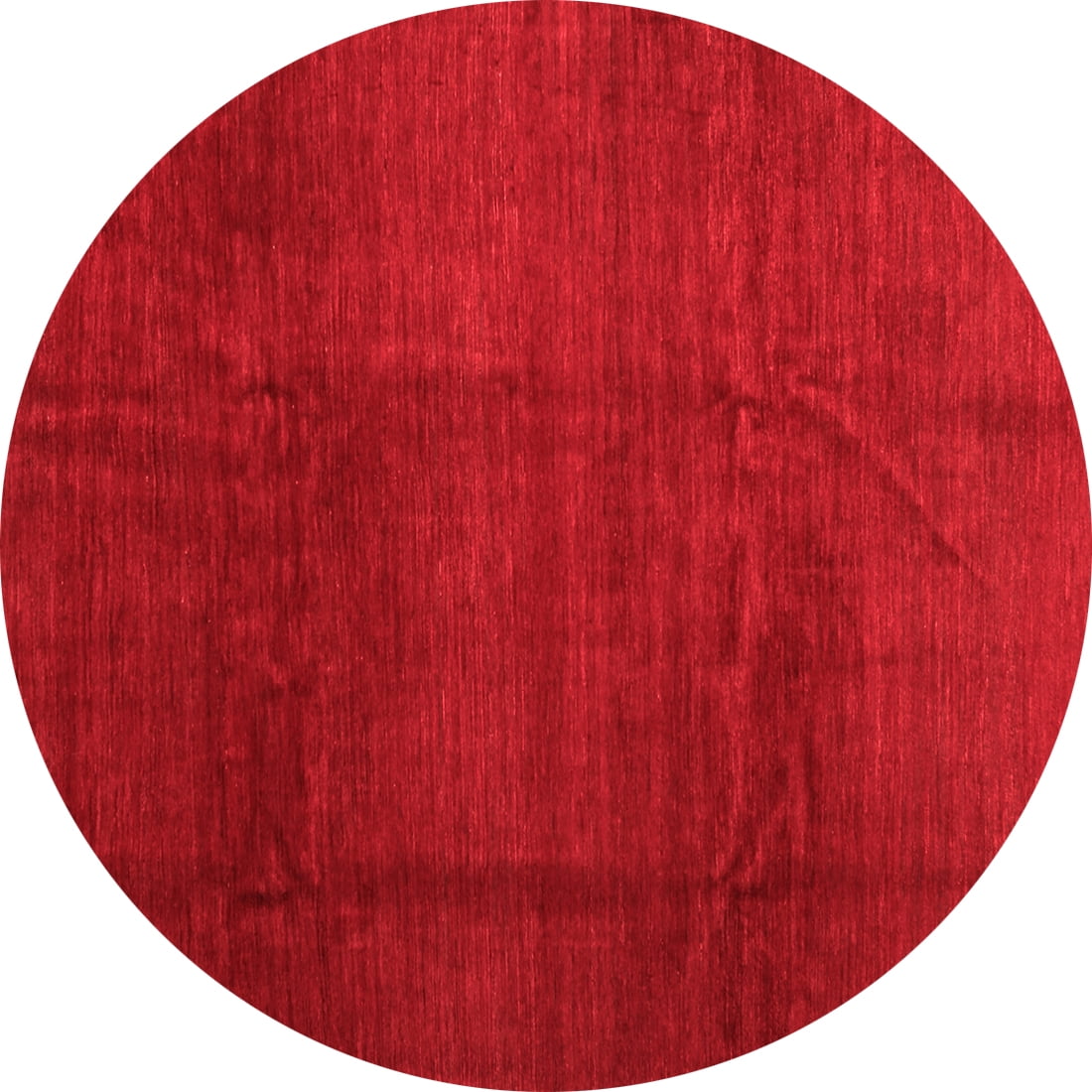 Ahgly Company Indoor Round Abstract Red Contemporary Area Rugs, 5 ...