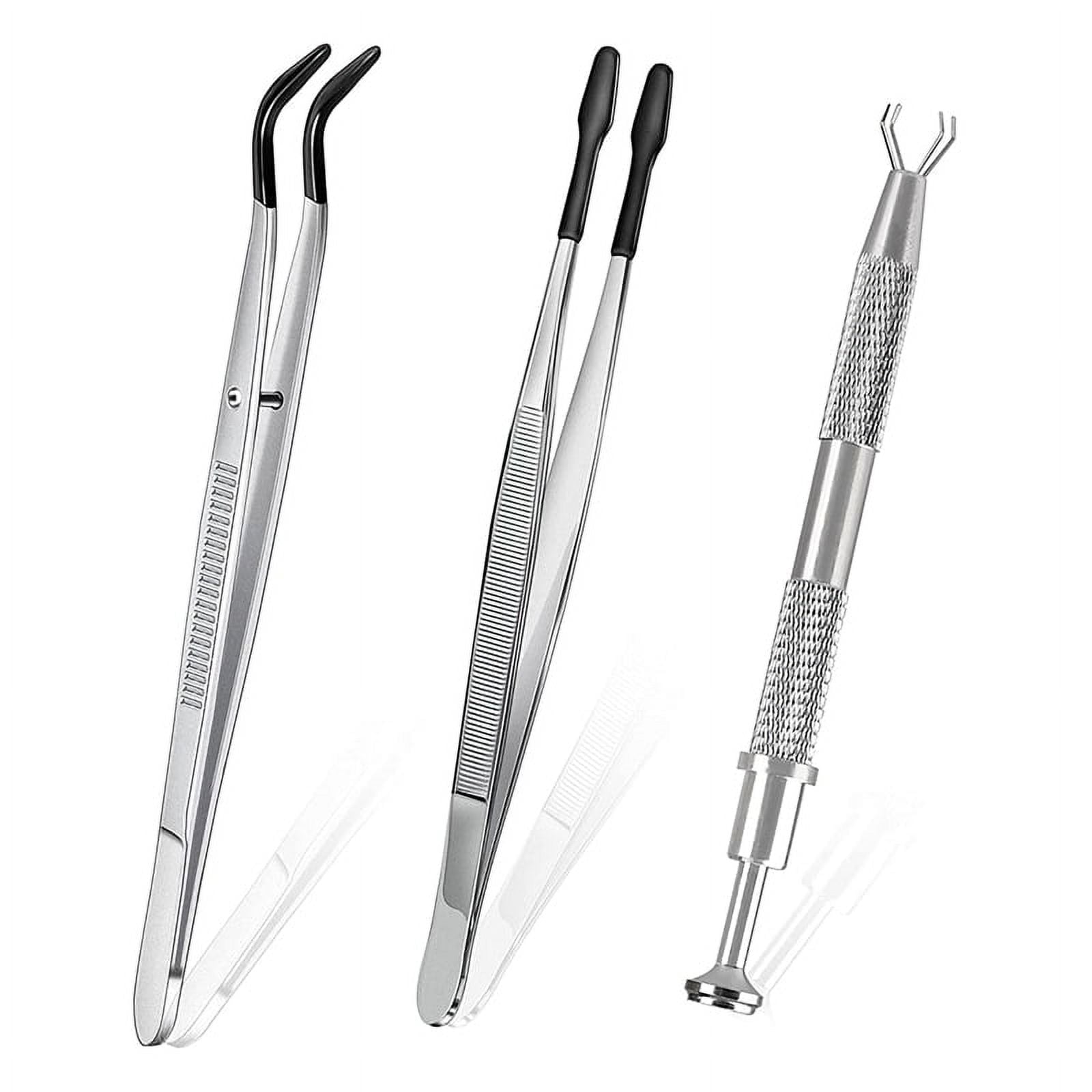 Pinzas con punta de goma, 4 puntas, pinzas de diamante para ...