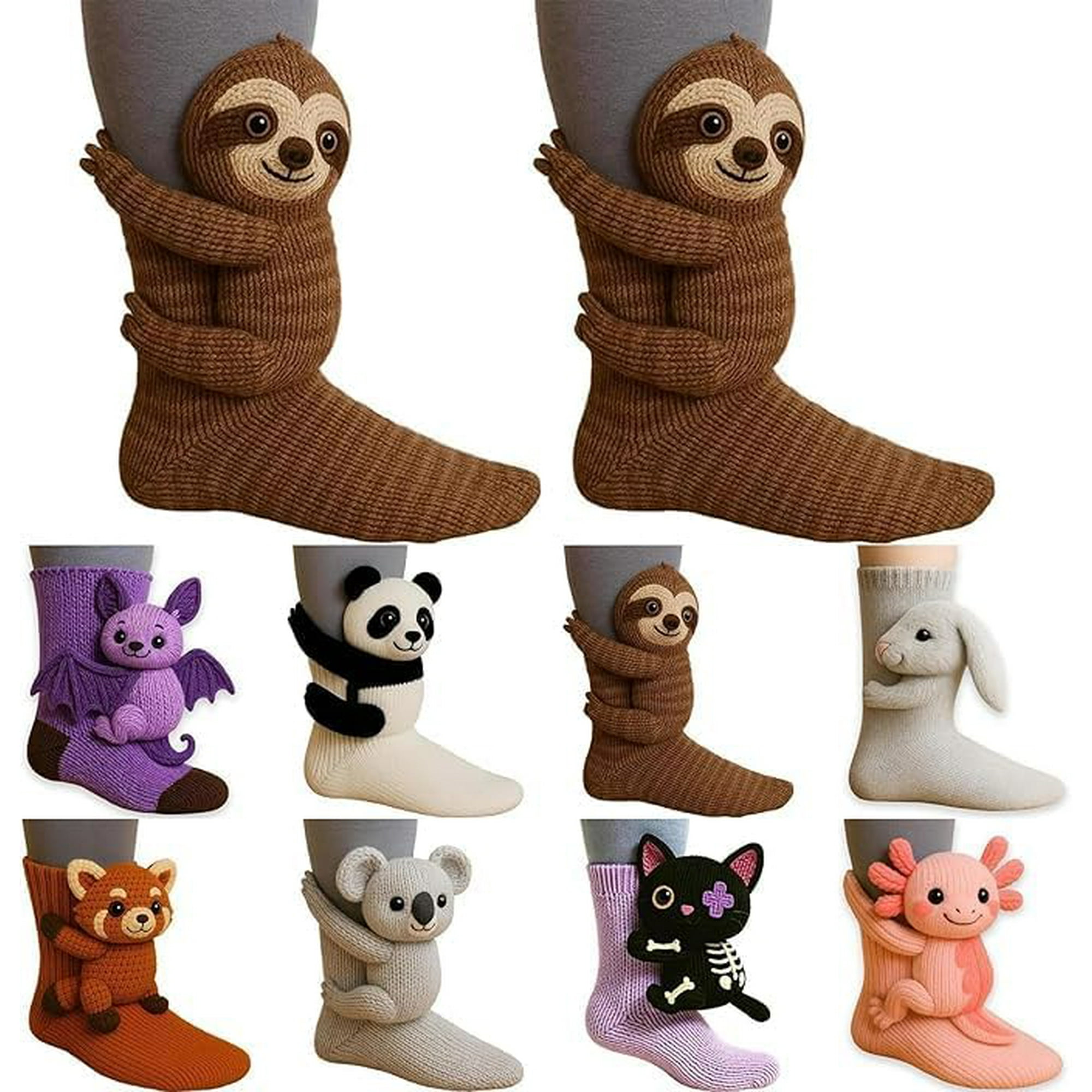 Click here for Henanhuirui 3d Knit Animal Socks Novelty Animal Hu... prices