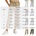 Gytharion Women's Plus Size Casual Loose Cropped Pants Drawstring High ...