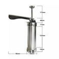 WINDLAND DIY Biscuit Maker Churro-Maker with 10 Decorative Stencil ...