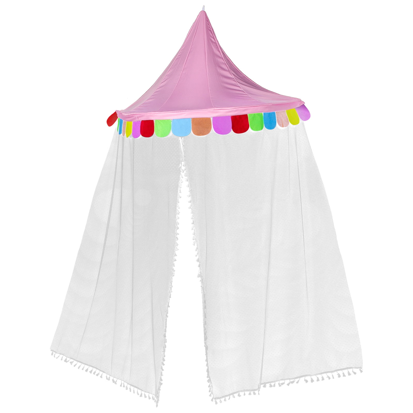 Click here for Oulii 1 Set Pink Half Moon Cloth Tent For Kids Pla... prices