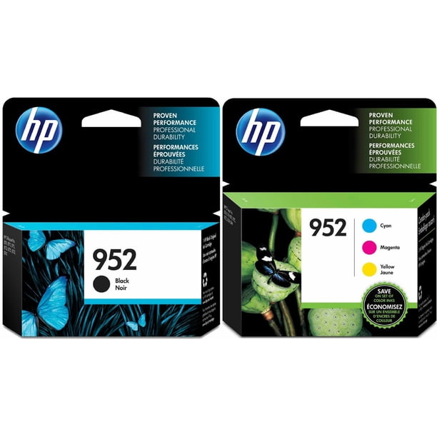 HP Original 952 Black and 952 Cyan, Magenta, Yellow color Combo F6U15AN ...