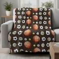 Ball Sports Blanket Soft Cozy Warm Throw Blanket for Couch, Plush Fuzzy ...