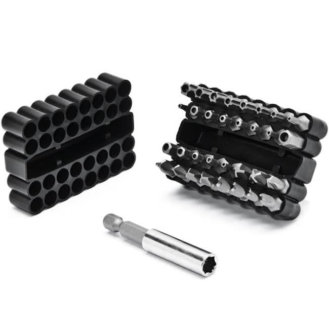 Biltek 33pc Security Tamper Proof Torq Torx Hex Bit Set Includes 2 1 2