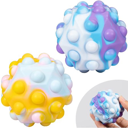 ZHENGBOS Stress Balls Fidget Toys - Push Bubbles Sensory Balls Anti ...