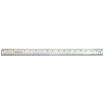Pacific Arc, Stainless Steel Ruler with Inch (32nd & 64th) and Pica ...