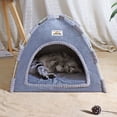 Foldable Cat House Pet Tent Four Seasons Universal Cat and Dog Pet Nest ...