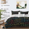Cartoon Math 4 Piece Duvet Cover Set Full Size Abstract Number Chart ...