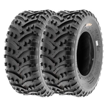 SunF A030 All-Terrain ATV Tires 22x10-8, 6 Ply Construction, Pair of 2 ...