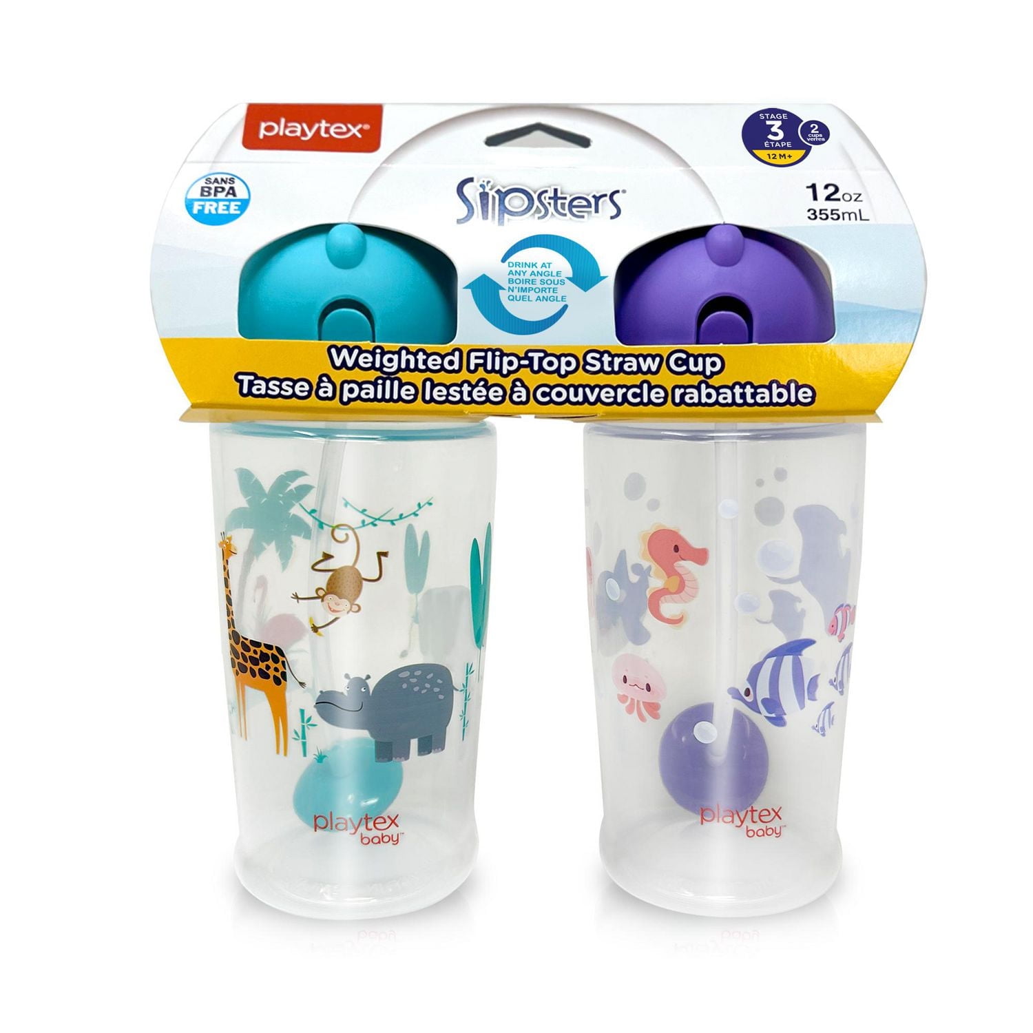 Click here for Playtex Baby Weighted Flip Top Straw Cup - 2pk prices