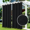 CJC Outdoor Patio Waterproof Curtains - Blackout, UV Protection, Solid ...