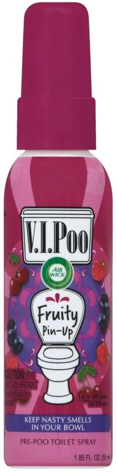 Air Wick V.I.Poo Toilet Perfume Fruity Pin-Up 1.85 oz (Pack of 4 ...