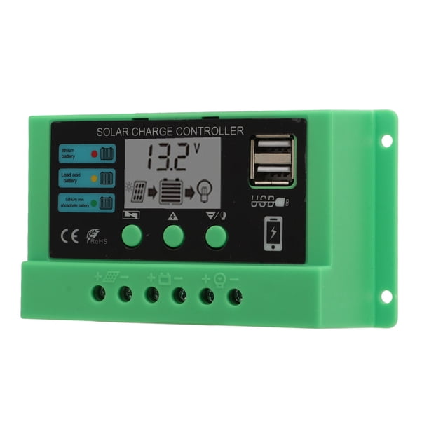 Solar Charge Controller,Solar Charge Controller PWM LCD Display Solar ...