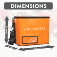 EHUCONPERS Emergency First Aid Kit Bag, Waterproof EMT Trauma Organizer ...