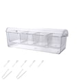 Ice Chilled Condiment Caddy, Chilled Condiment Containers Server with ...