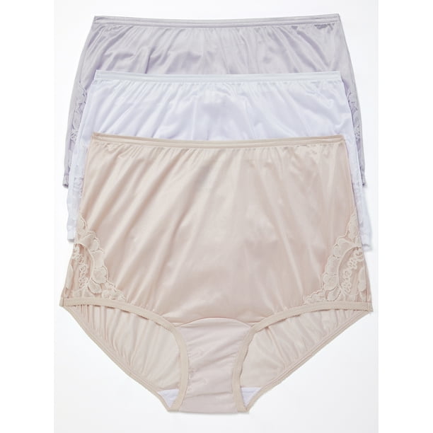Vanity Fair Womens Lace Nouveau Brief 3-Pack Style-13011 - Walmart.com