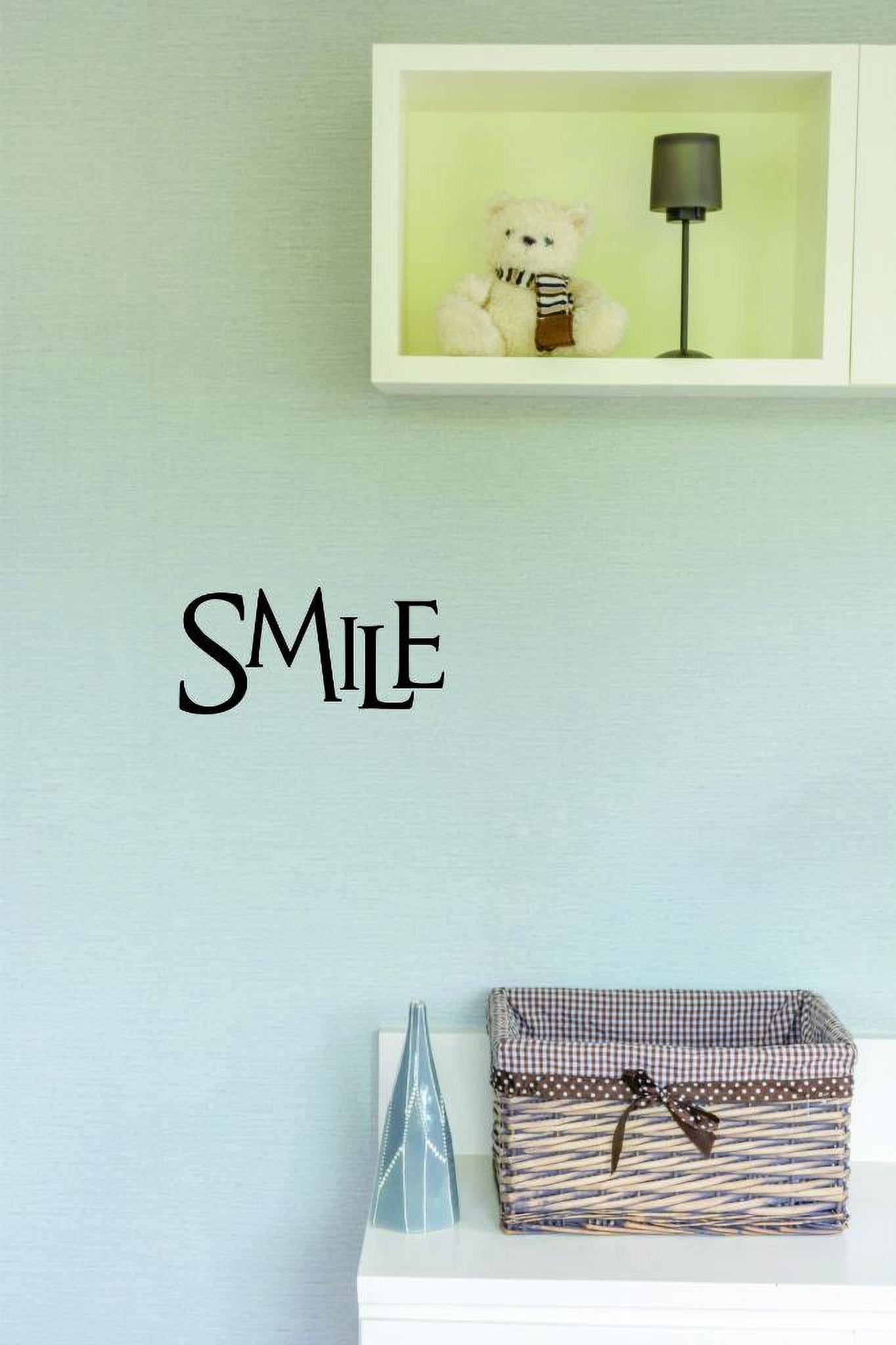 Smile Vinyl Wall Decal for Home - Peace Together Brush Soap Hands Life ...