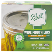 Ball Jar Wide Mouth Fermentation Lids, Mason Jar Lids - Walmart.com