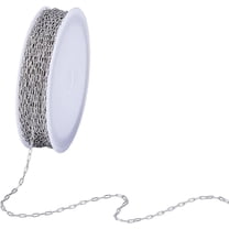 20 Pack 20 Inch/ 0.5m 2mm Stainless Steel Necklace Chains Bulk Silver ...
