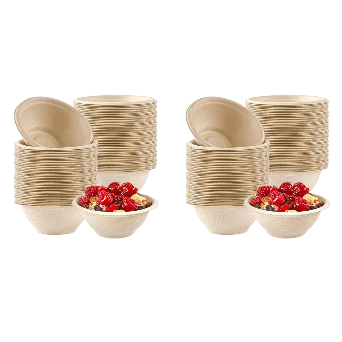 Click here for Unbranded 200pcs Strong Disposable Paper Bowls 350... prices