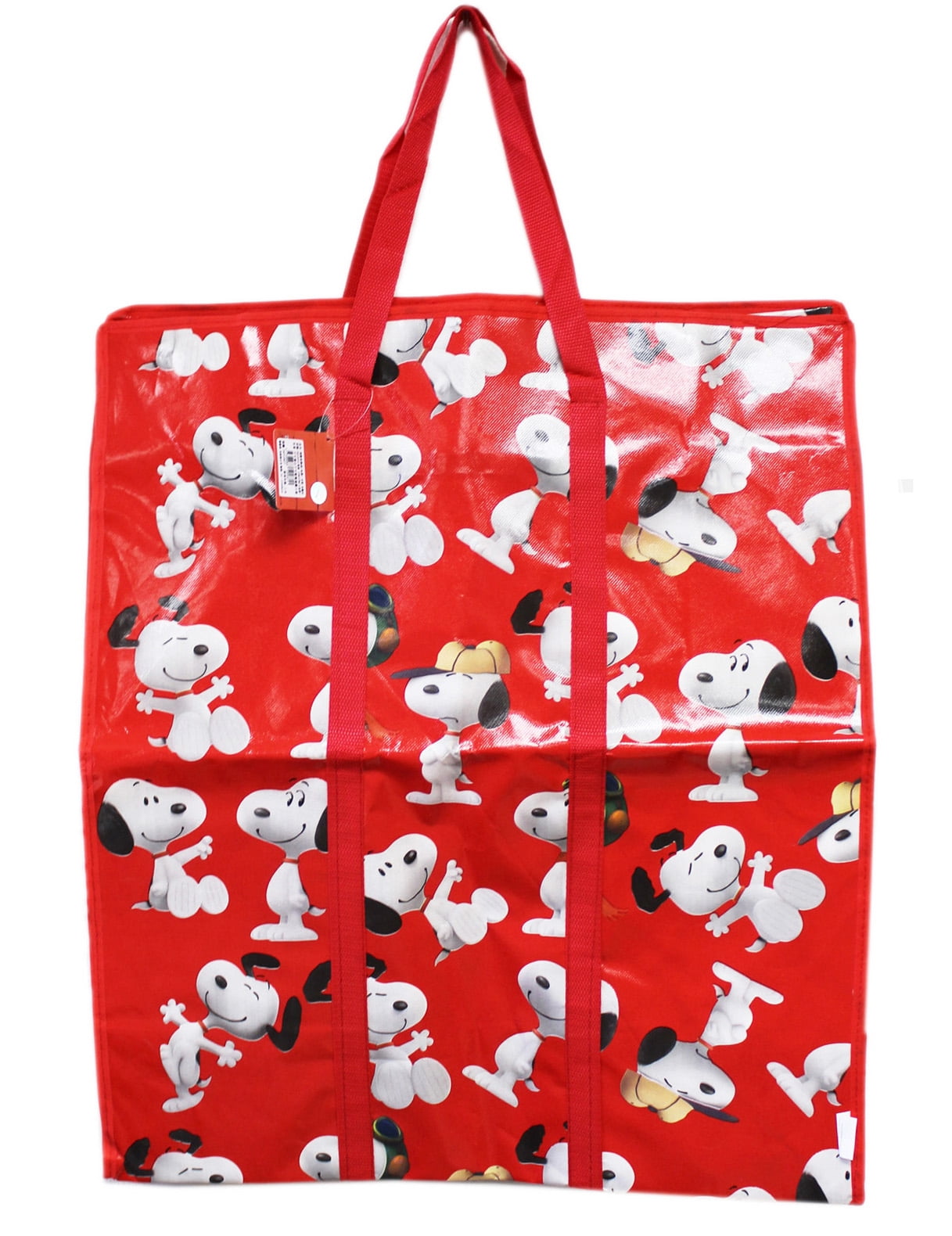 The Peanuts Movie Bright Red Background Snoopy Jumbo Tote Bag - Walmart.com