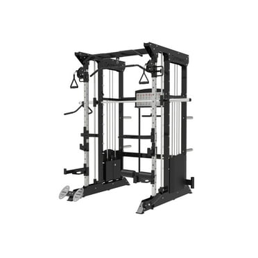 Marcy Diamond Elite Olympic Smith Cage Machine, Plate Loaded Home Gym ...