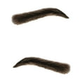False Eyebrows for Men 100% Human Hair Eyebrows Hand Made #2 Dark Brown Suncolor Hair - Walmart.com