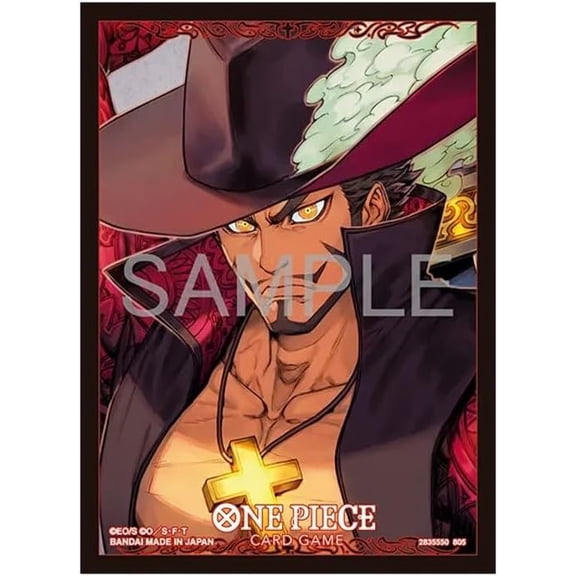 Bandai One Piece Card Game Sleeves Vol.13 Dracule Mihawk - Walmart.com