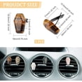 5Pcs Coffin Shape Natural Gemstone Car Air Vent Clips Cute Automotive ...