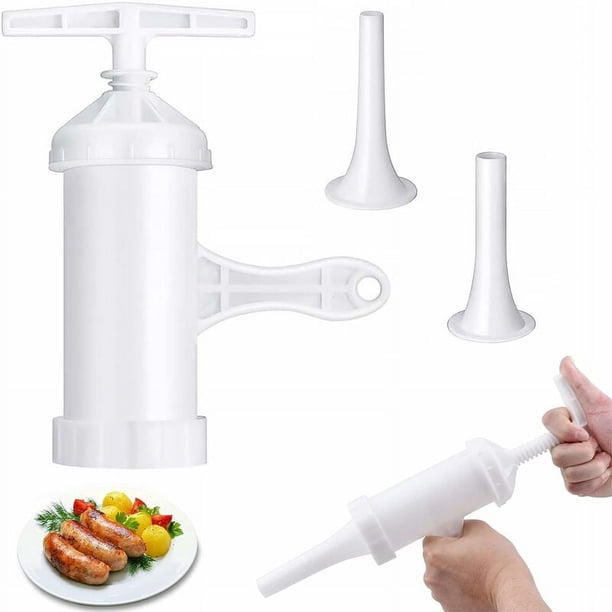 Sausage filling machine, sausage pusher, sausage filling funnel ...