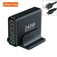 Chipofy GaN 240W USB C Charger Station, 5-Ports PD 100W PPS 45W QC30W Laptop Power Adapter for ...
