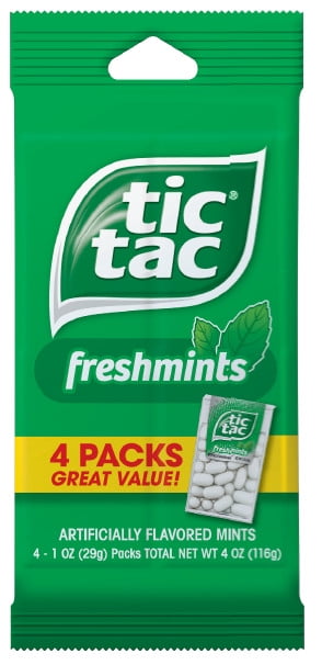 Tic Tac Fresh Breath Mints, Freshmint, Bulk Hard Candy Mints, Perfect ...