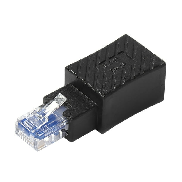 Extensor RJ45 Adaptador Convertidor A para Cable Red Ethernet Cat5 Cat6 ...