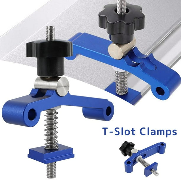 T-Slot Clamps Stainless Steel T-Track Clamp Multi-Purpose Hold Down ...
