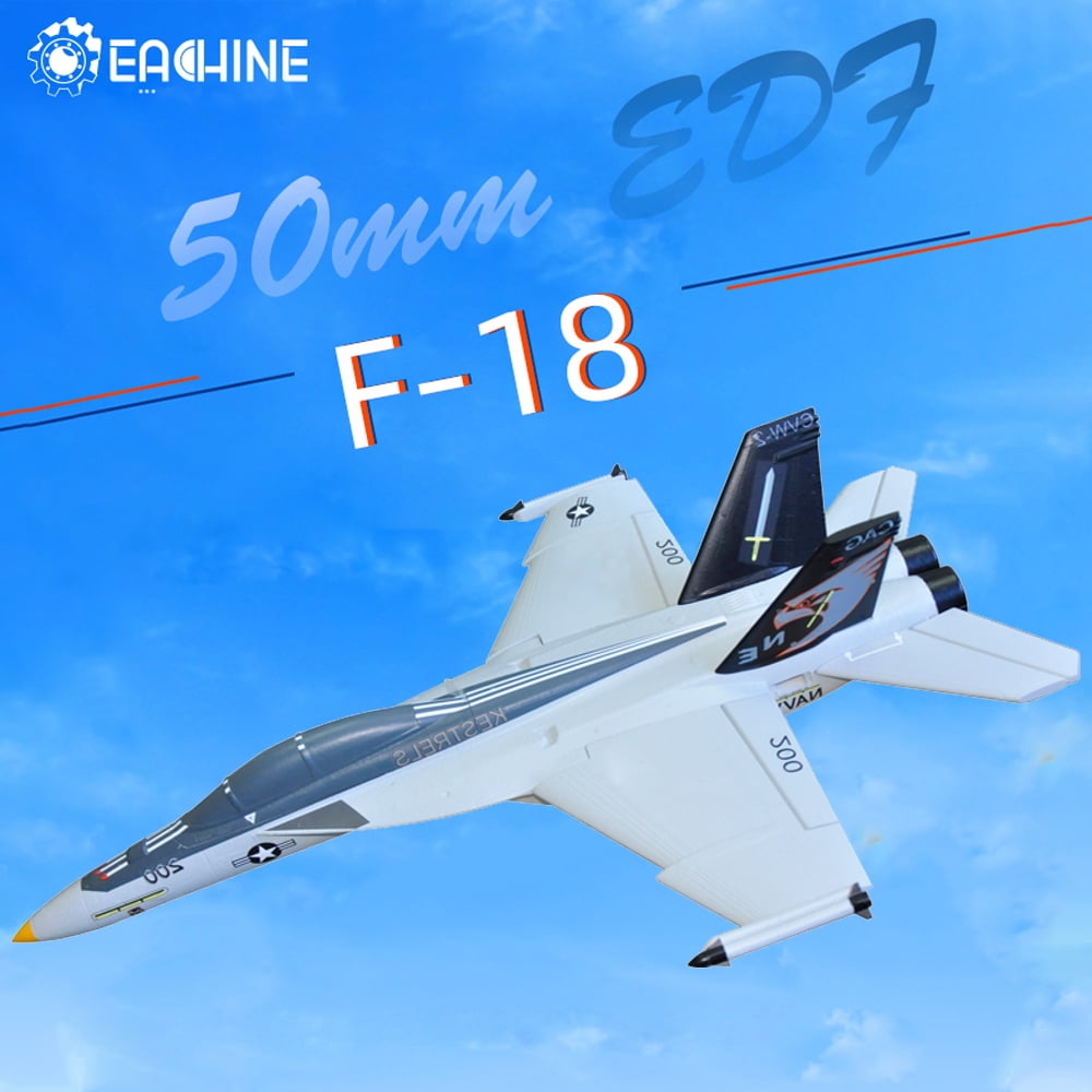Buy Eachine F18 50mm EDF RC Jet for Kids, 588mm Wingspan RC Airplane ...