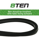 8TEN Double Drive Belt for Ferris 5020873 HydroWalk Pro Cut 48-inch 810 ...