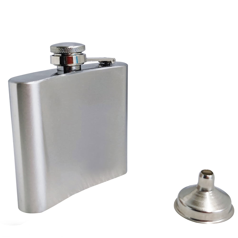 INTSUPERMAI Alcohol Pocket Whiskey Flask with Portable Funnel 5oz ...